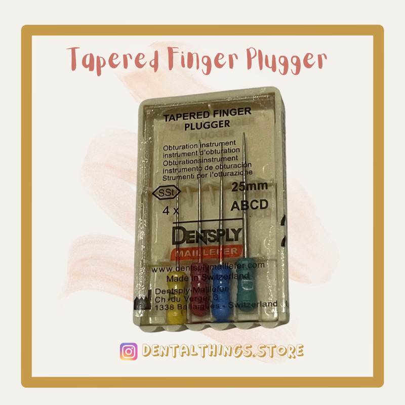 Jual Root Canal Plugger Dental plugger finger plugger dentsply | Shopee ...