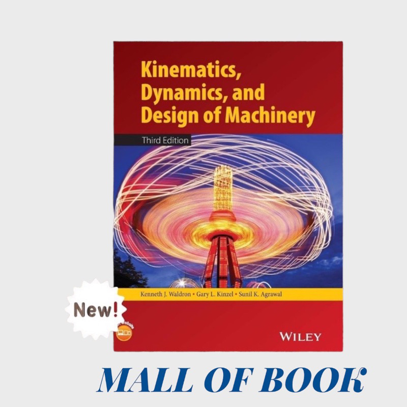 Jual Wiley KINEMATICS,DYNAMICS,& DESIGN OF MACHINERY 3Th Edition 2016 | Shopee Indonesia