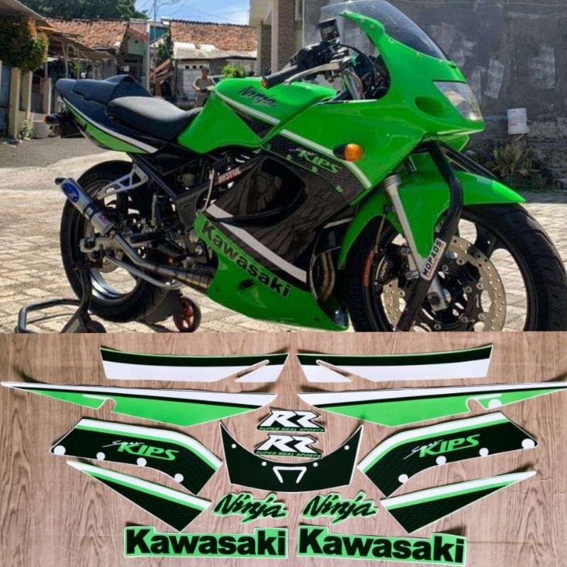 Jual sticker striping kawasaki ninja rr old 2007 SE gen 1 laminasi ...