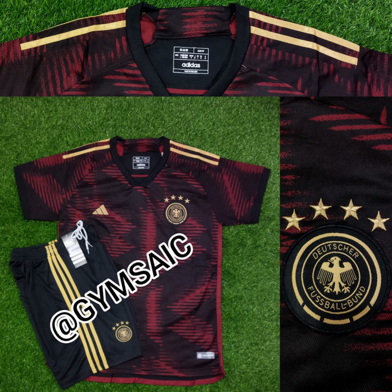 Jual DEWASA - SETELAN JERSEY JERMAN AWAY 2022 2023 PIALA DUNIA - CELANA GERMAN HITAM 22 23 ...