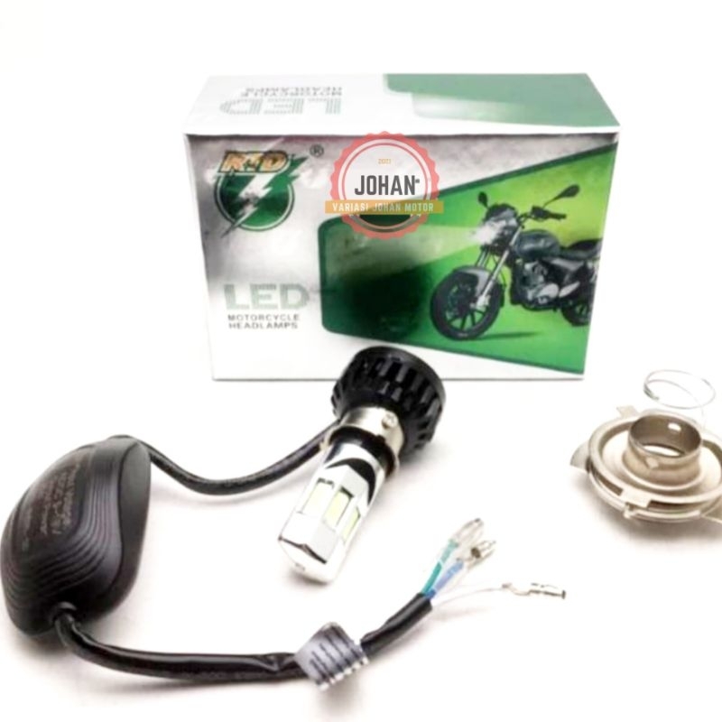 Jual Lampu depan LED RTD 6 sisi putih Motorcycle Headlamps RTD rayton ...