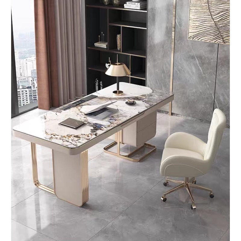 Jual Office Desk Luxurious with Marble uk 160 | Shopee Indonesia