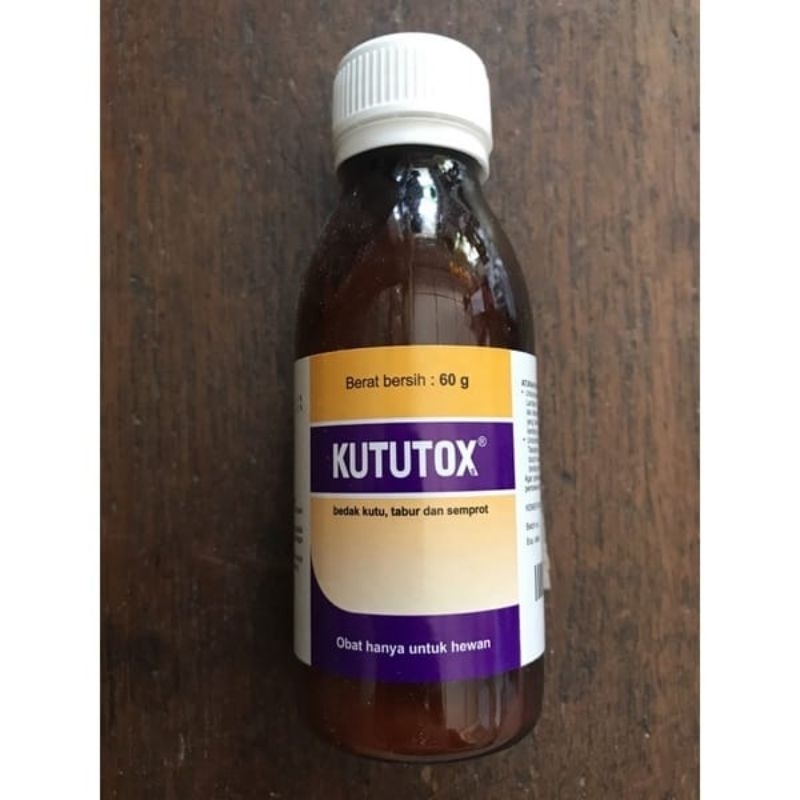 Jual Kututox 60gr Obat Bedak Kutu Semprot Tabur Basmi Kutu Caplak ...
