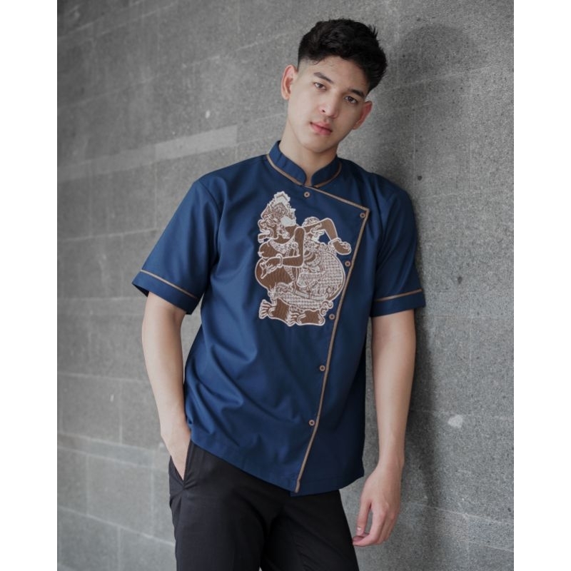 Jual Kemeja Bordir Pria NUC.ID Udawa 02 (Navy) | Shopee Indonesia