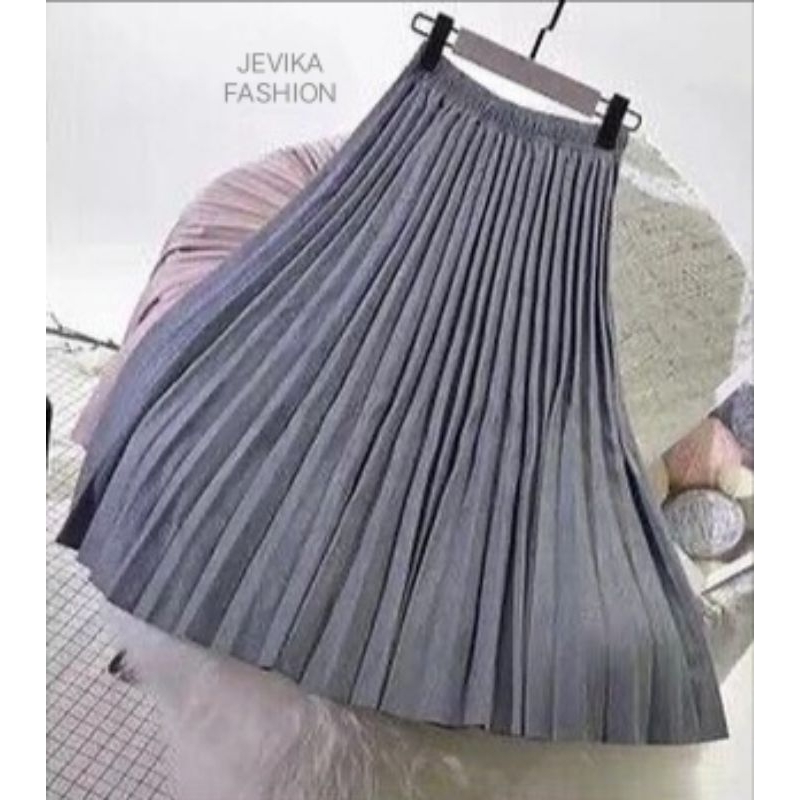 Jual Rok plisket Suede premium original Londongirl / rok import / rok ...