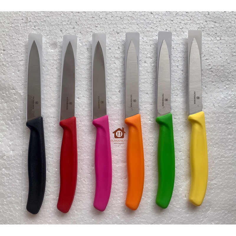 Jual Pisau Paring Victorinox 10cm Polos tidak gerigi | Shopee Indonesia