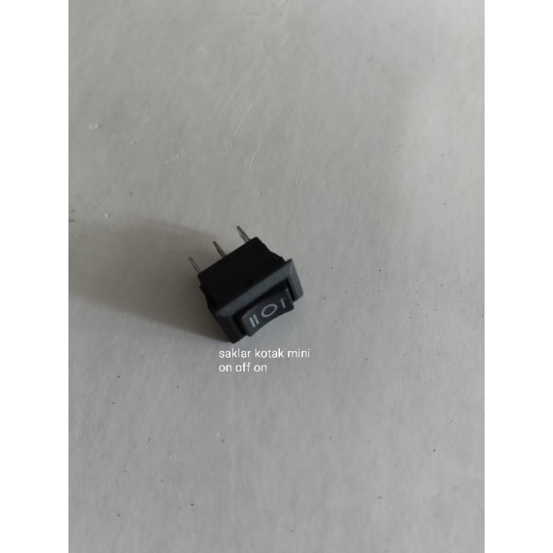 Jual saklar mini on,off,on, 3 pin | Shopee Indonesia