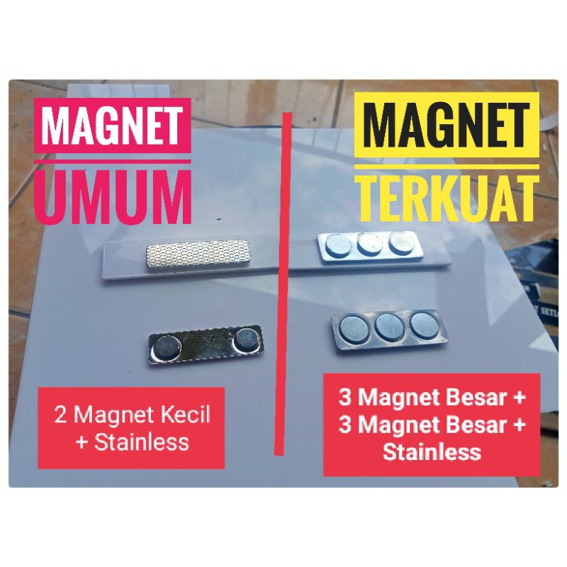 Jual PENJELASAN PERBANDINGAN MAGNET UMUM VS MAGNET TERKUAT UNTUK NAME ...