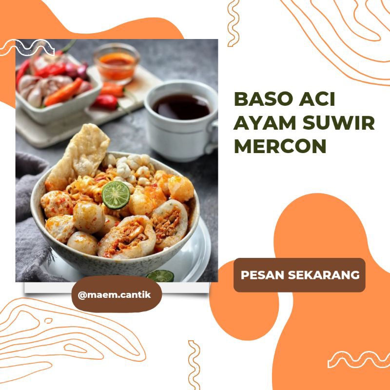Jual Baso Aci Ayam Suwir Mercon by maemcantik | Shopee Indonesia