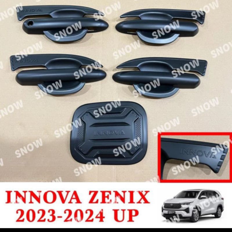 Jual Paket Outer Handle tank cover Innova Zenix 2023-2024 hitam doff | Shopee Indonesia