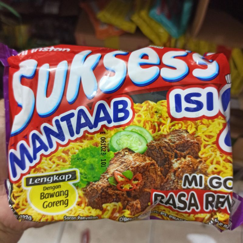 Jual Mie Sukses Mi Goreng Rasa Rendang Isi 2 | Shopee Indonesia
