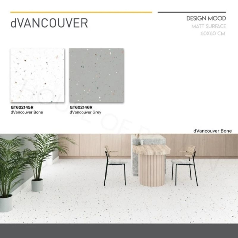 Jual Roman Granit 60x60 dVancouver Series (Design Mood) / Granit Lantai ...