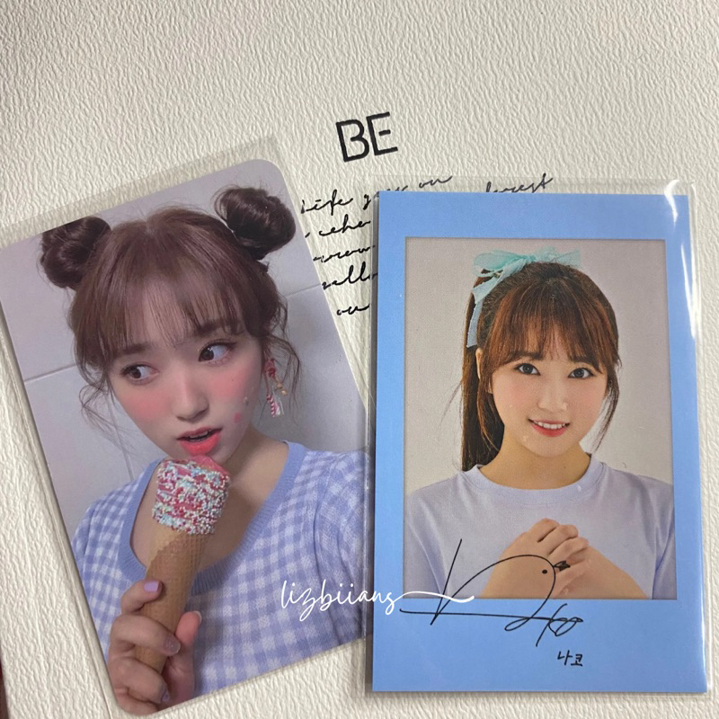 Jual izone nako photocard pc eskrim es krim ice cream album oneiric diary mainan wonyoung sakura ...