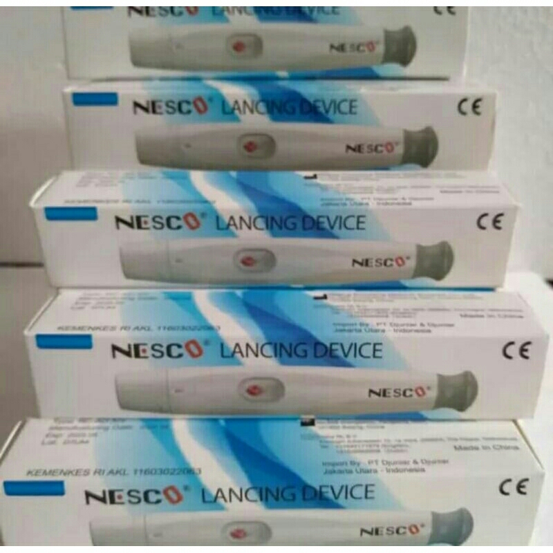 Jual Pen Lancet Lancing Device Nesco Alat Ambil Sampel Darah | Shopee ...