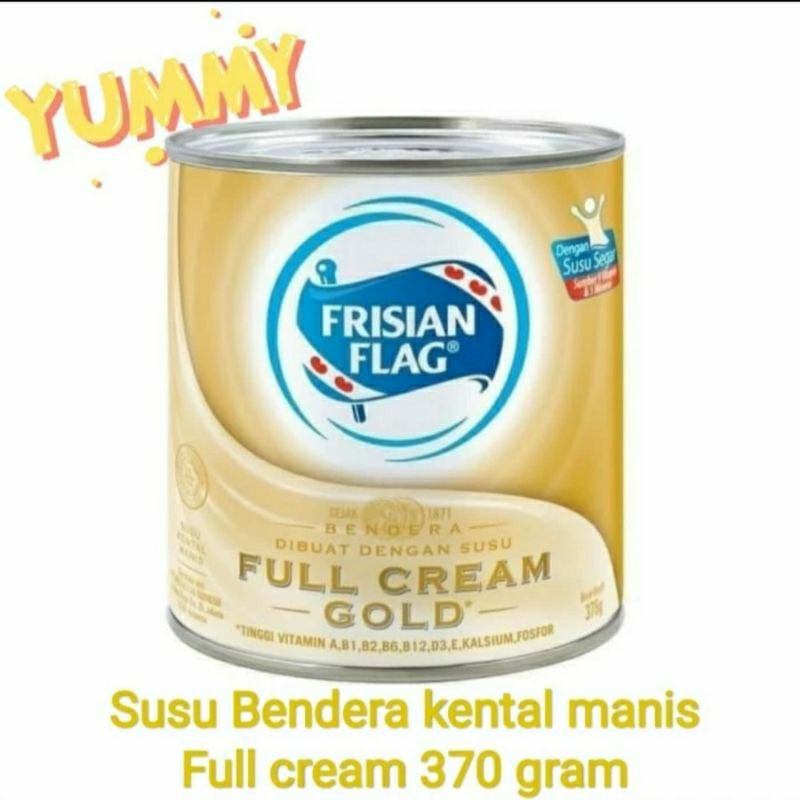 Jual frisian flag susu bendera kaleng gold | full cream kental manis ...