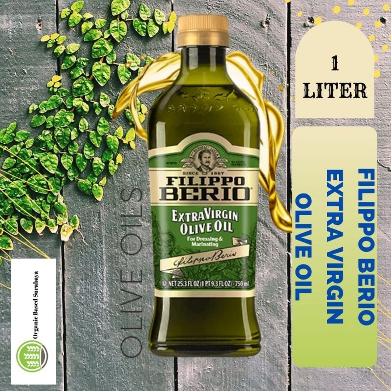 Jual Filippo Berio Extra Virgin Olive Oil 1 Liter | Shopee Indonesia