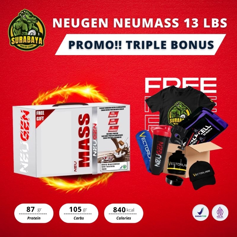 Jual Neugen Neu Mass 13 lbs 87 GRAM PROTEIN PER SERVING neumass weight ...