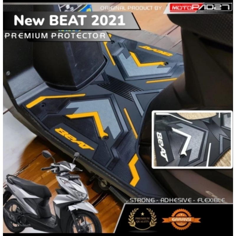 Jual karpet new BEAT DELUXE BEATSTRET 2021 - 2023 bordes pijakan kaki Honda NEW BEAT DELUXE ...