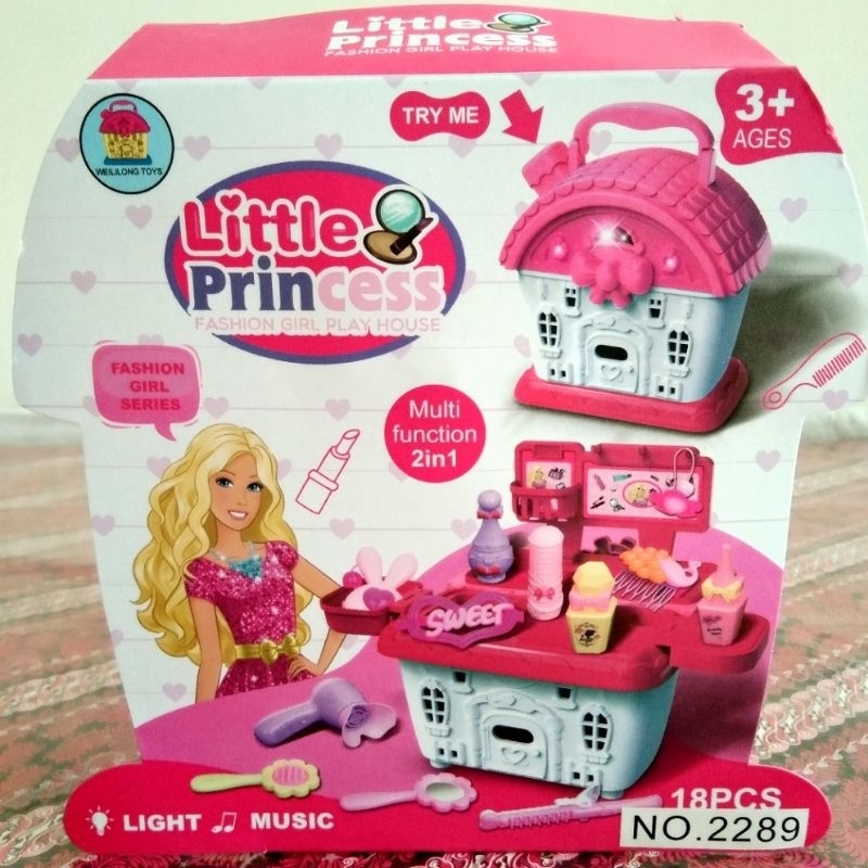 Jual Mainan Anak Makeup Salon Beauty Dandanan 2 in 1 | Shopee Indonesia