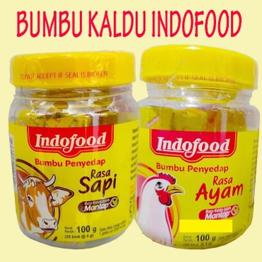 Jual INDOFOOD BUMBU KALDU BLOK TOPLES 100gr RASA AYAM SAPI PENYEDAP ...