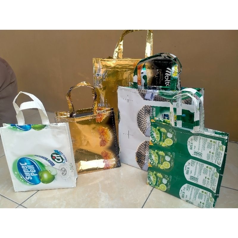 Jual tas plastik, tas daur ulang, tas belanja, handmade | Shopee Indonesia