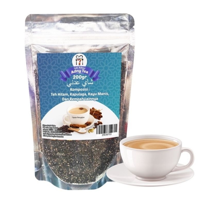 Jual Teh Adni 200 Gram / Teh Rempah Arab / Teh Adeni Arab / Adny Tea ...