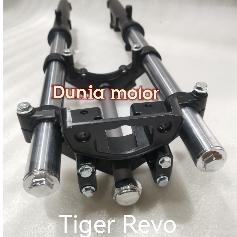 Jual KOMPLIT SHOCK DEPAN ASSY plus SEGITIGA MEGA PRO TIGER REVO GL PRO ...