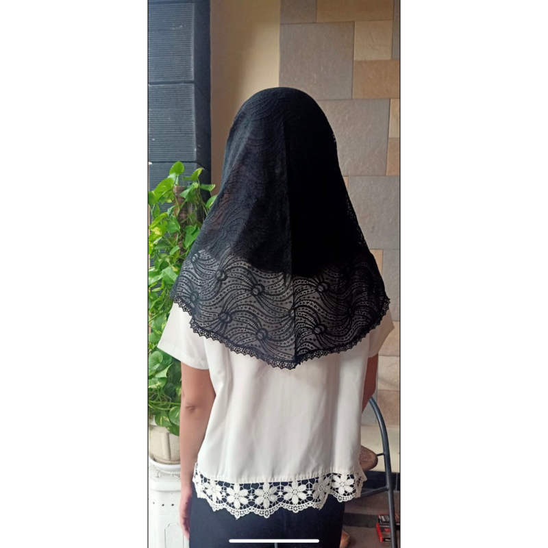 Jual Mantila Mantila Misa Kerudung Misa Kerudung Doa Mantila Doa [READY ...