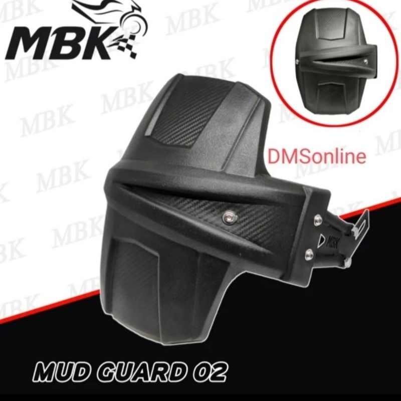 Jual Mud Guard Motor Sport Universal, Mudguard Motor Spakbore Belakang ...