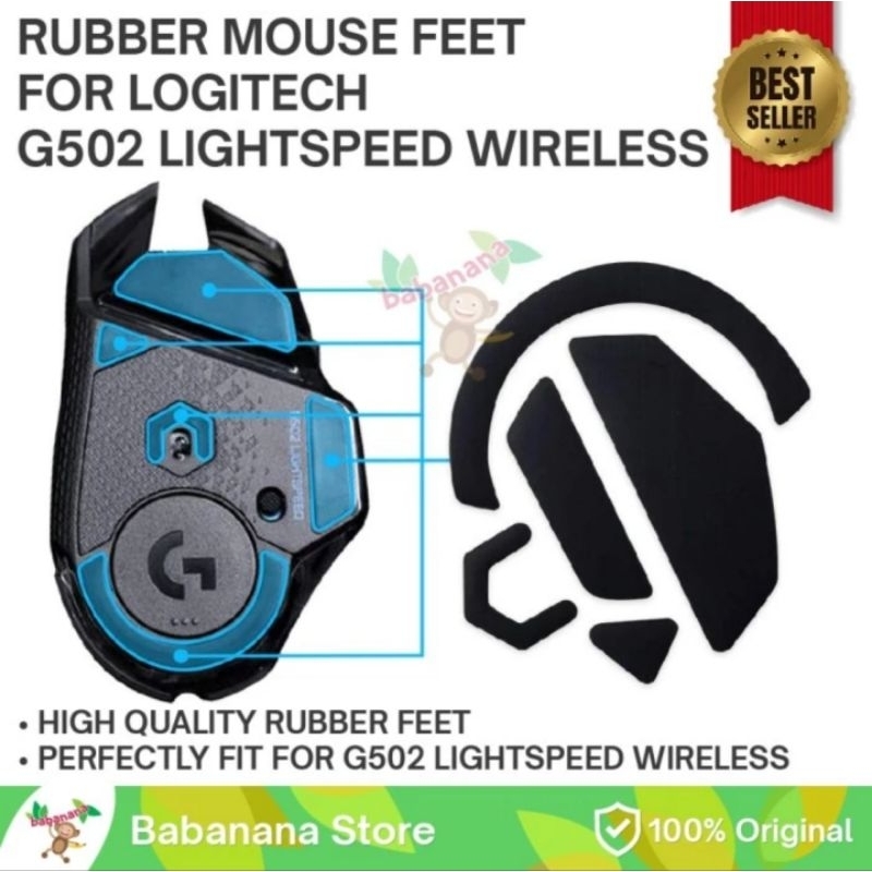Jual Mouse Feet Logitech G502 Lightspeed Wireless Alas Rubber ...