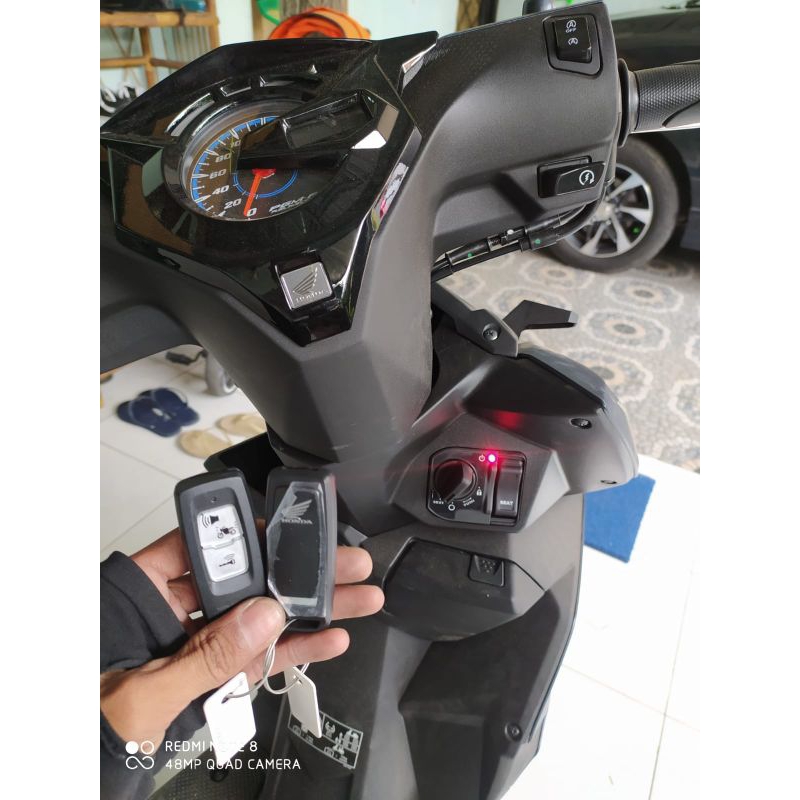 Jual kunci keyless original honda untuk motor new beat vario scoopy ...