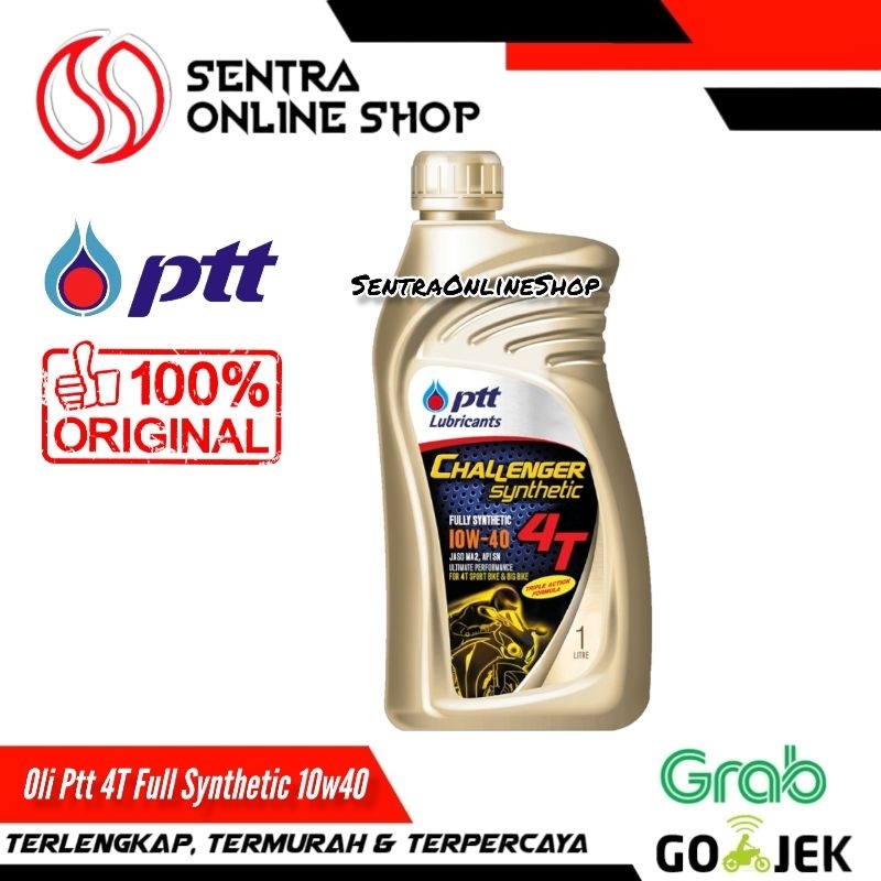 Jual Oli ptt challenger full synthetic 10w 40 1000ml | Shopee Indonesia