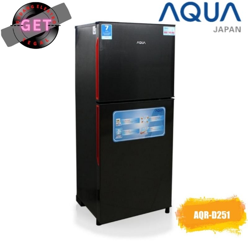 Jual KULKAS 2 PINTU AQUA JAPAN - AQR-D251 DS/LS [ LOW WATT] (KOTA TEGAL) | Shopee Indonesia