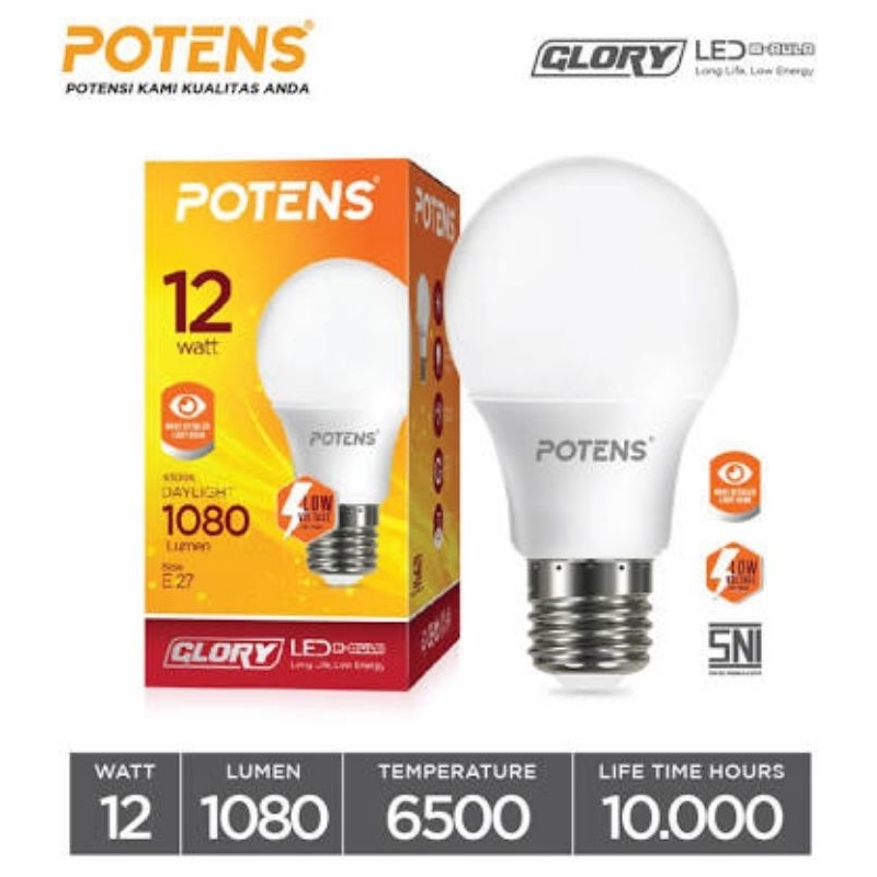 Jual potens ablue Lampu led bulat kuning / ablue PAG 3 5 8 10W WARM ...