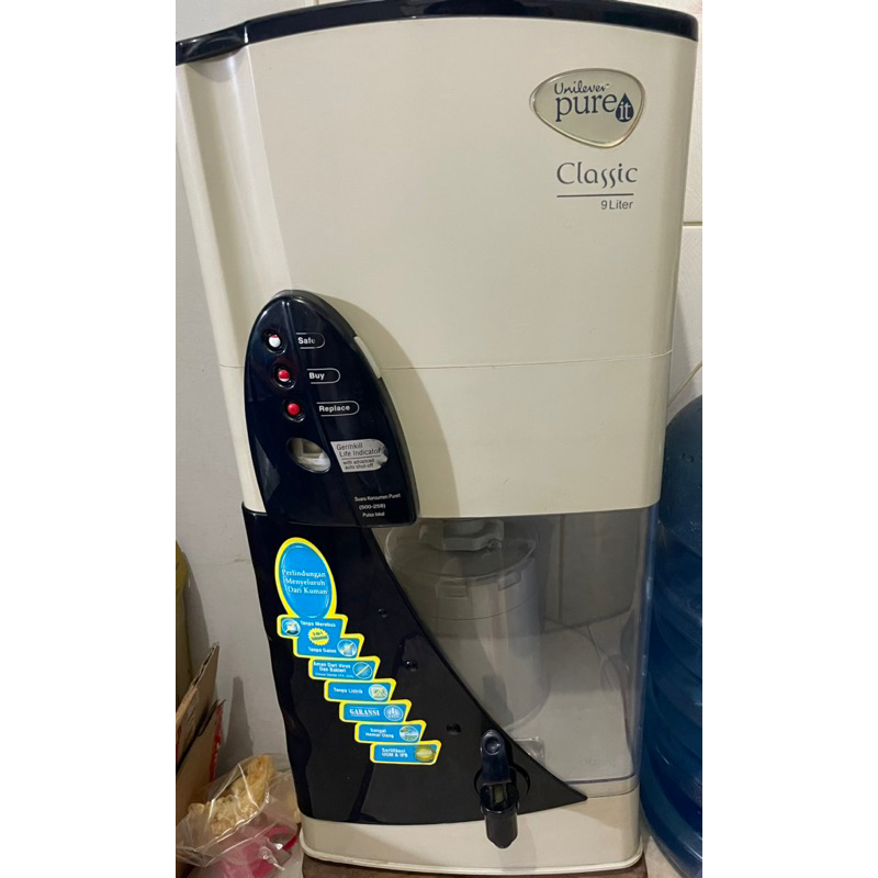 Jual Pure it Dispenser Unilever Classic 9 Liter / Unilever Pureit ...