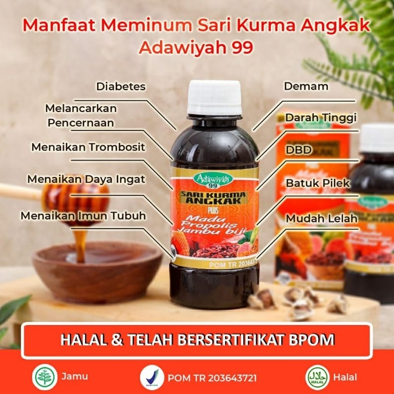 Jual Sari Kurma Madu Plus Angkak Adawiyah 99 | Sari Kurma Plus Angkak ... Jual Sari Kurma Madu Plus Angkak Adawiyah 99 | Sari Kurma Plus Angkak ...
