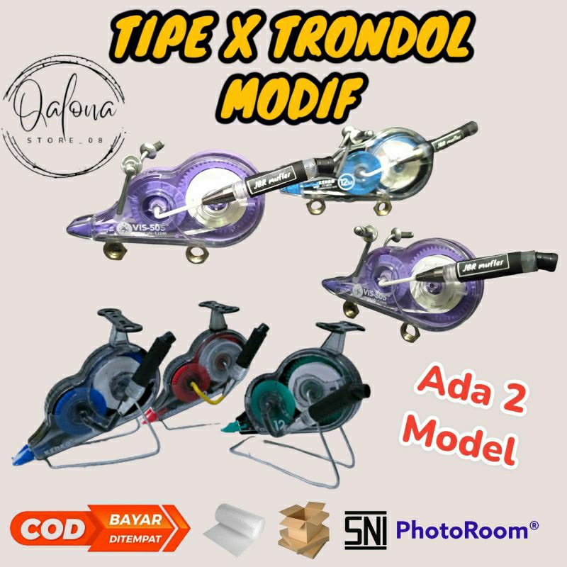 Jual Tipe X Trondol Tipe Ex Kertas Roll Modifan Modif Tanpa Lampu ...