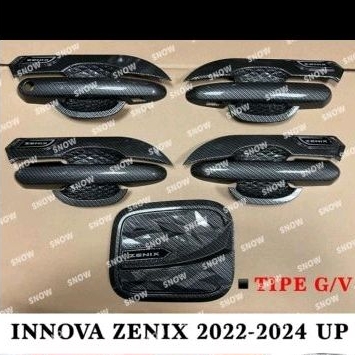 Jual Paket Outer Handle Tank cover Innova zenix 2023-2024 Carbon tipe G ...