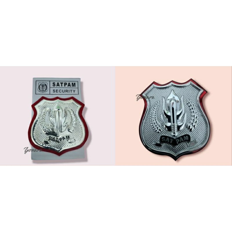 Jual Atribut Security Pin Lencana Kewenangan Satpam Paku | Shopee Indonesia