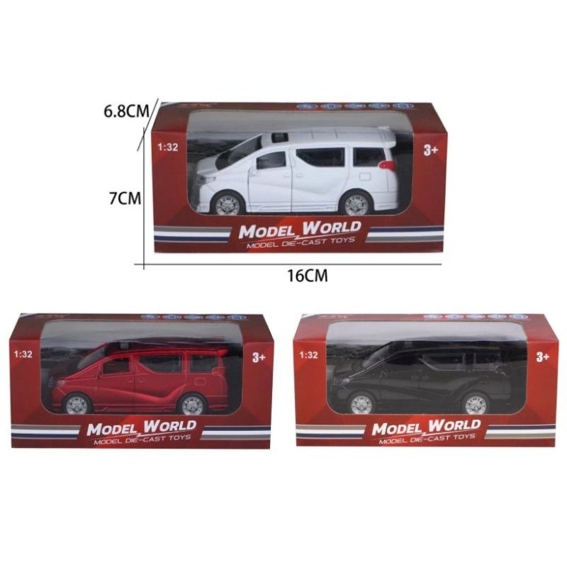 Jual Mainan Diecast Mobil Alphard Collection Skala 1:32- Alpard ...