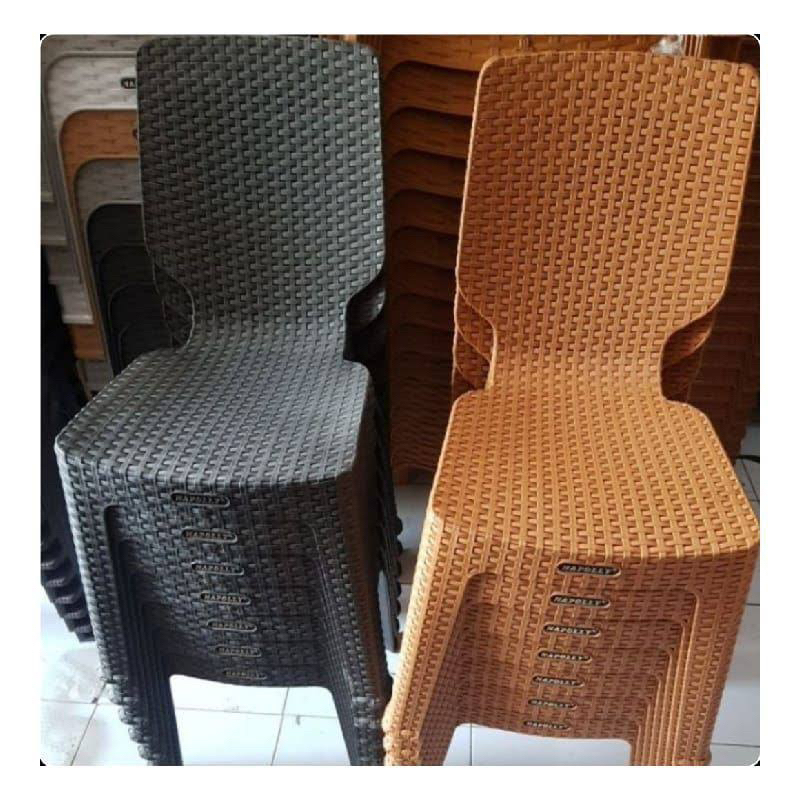 Jual kursi napolly KRS 2R3 kursi rotan meja makan sender kuat kokoh ...
