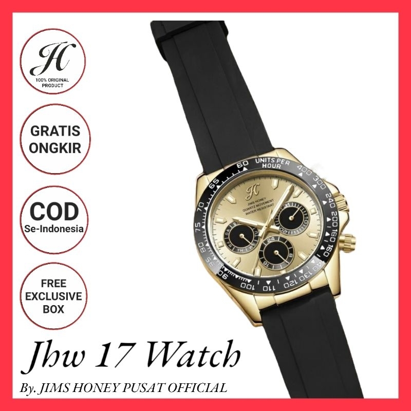 Jual Jam Tangan Pria Jimshoney Jhw 17 Men Watch Original Casual Daily ...
