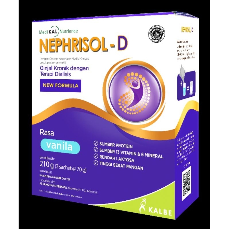 Jual Nephrisol D susu pengganti makanan pasien hemodialisis & CAPD ...