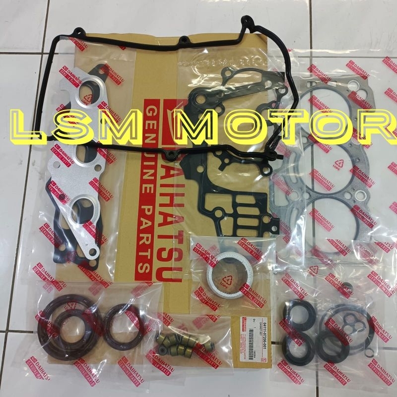 Jual paking set packing gasket full set Xenia 1.0 1000cc vvti bahan graphite | Shopee Indonesia