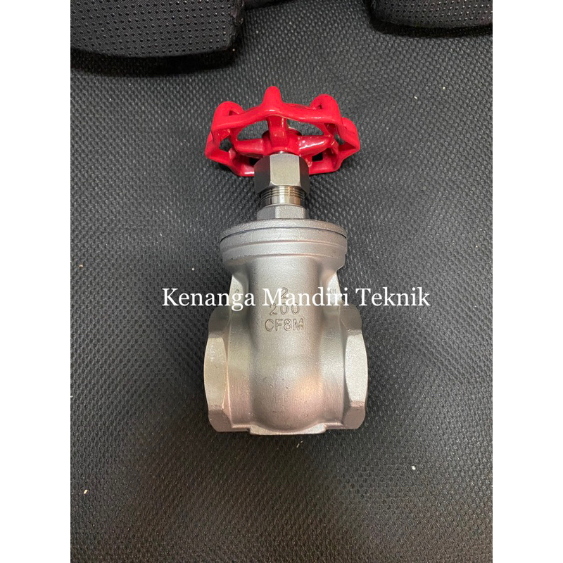 Jual Gate Valve stainless steel 316 keran putar stainless 2” inch ...