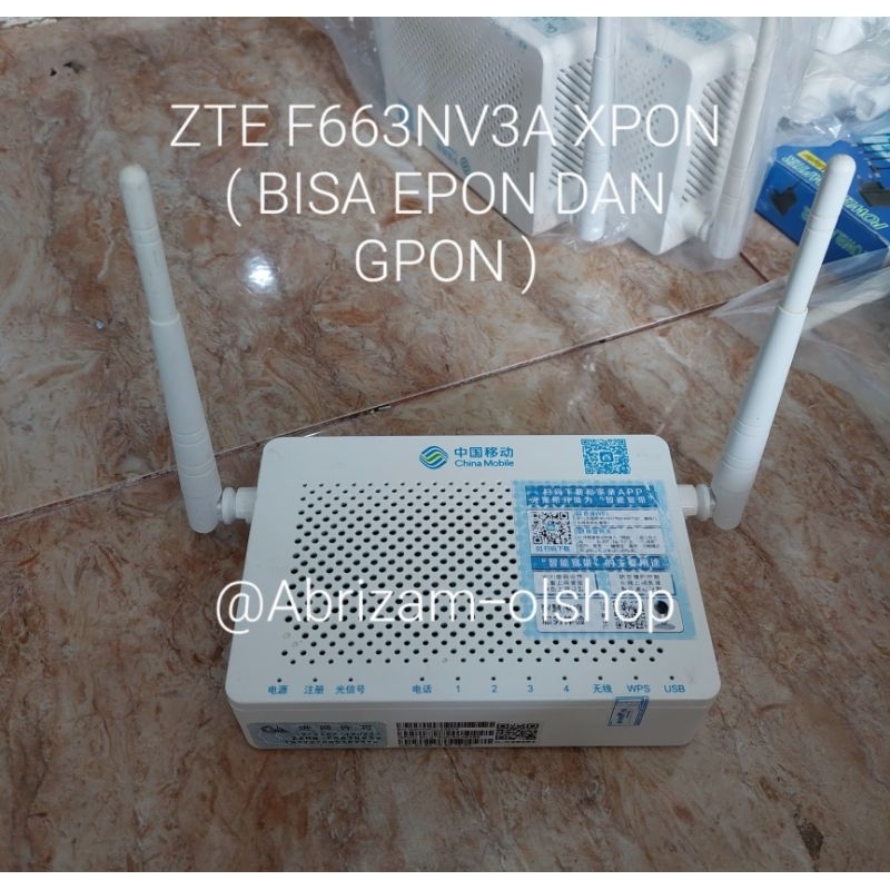 Jual ONT ZTE XPON F663NV3A BISA EPON DAN GPON SECOND | Shopee Indonesia