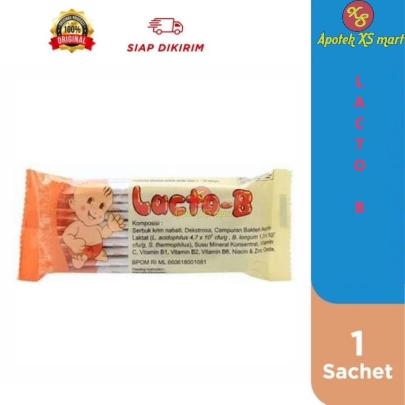 Jual LACTO B SACHET LACTOBACILLUS PROBIOTIK BAKTERI BAIK PENCERNAAN ...