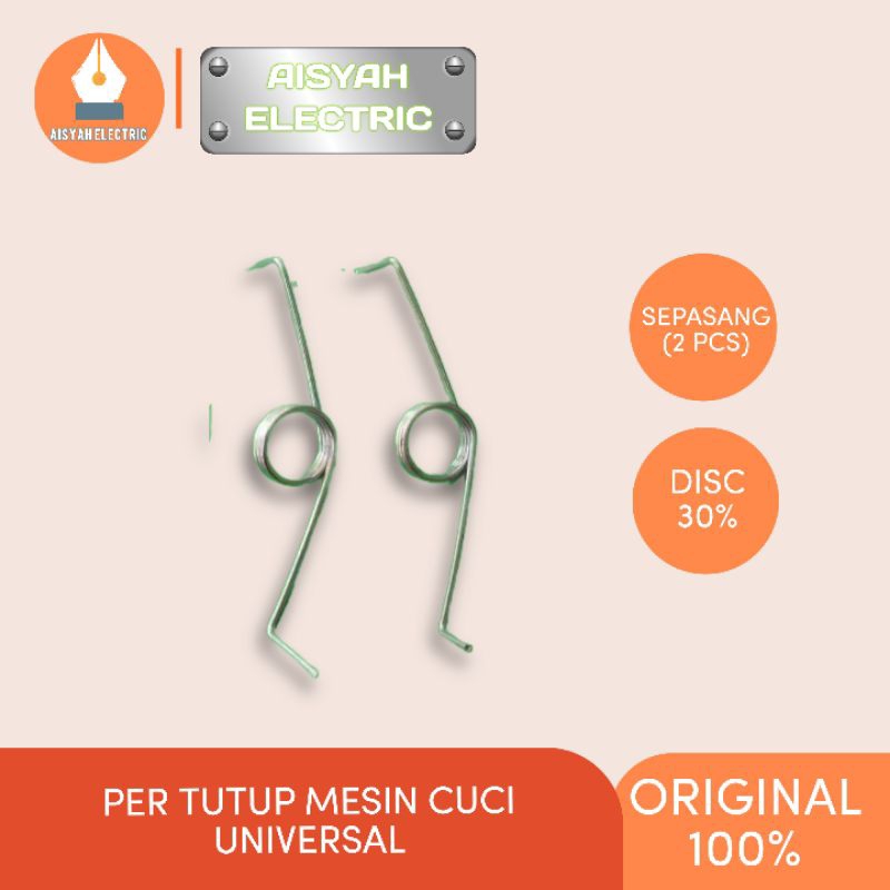 Jual PER TUTUP MESIN CUCI UNIVERSAL SEPASANG (2PCS) | Shopee Indonesia
