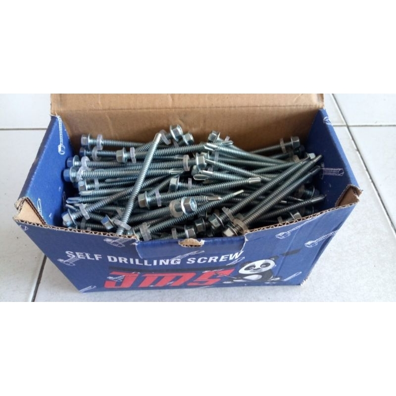 Jual Baut Drilling JMS Panda ukuran 12 x70, panjang 7cm, isi 225 pc ...