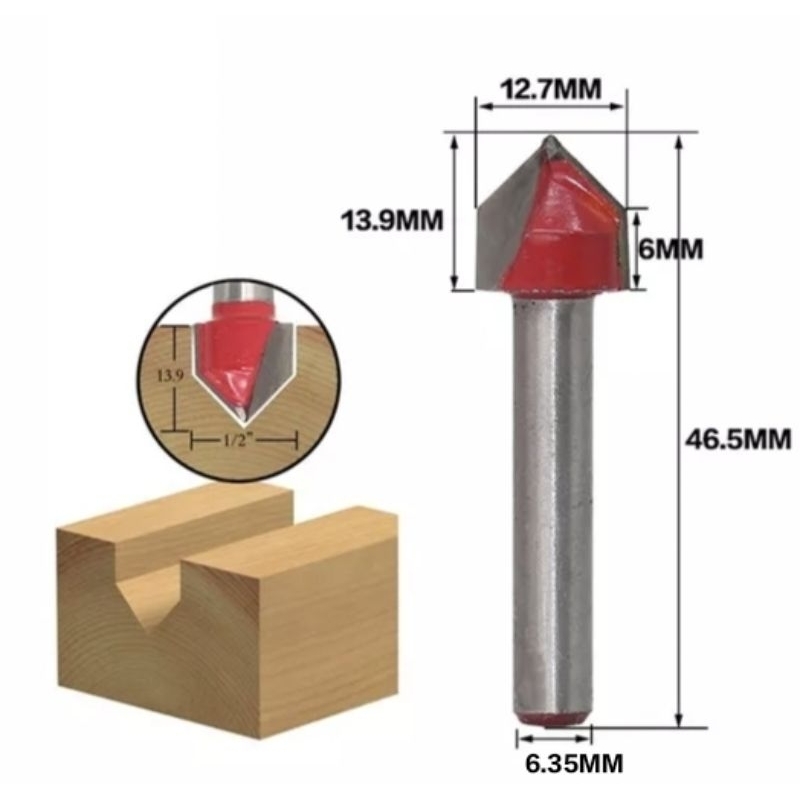 Jual Mata Profil Kayu Lurus Router Bit Flush Trimmer Straight Bits Top ...